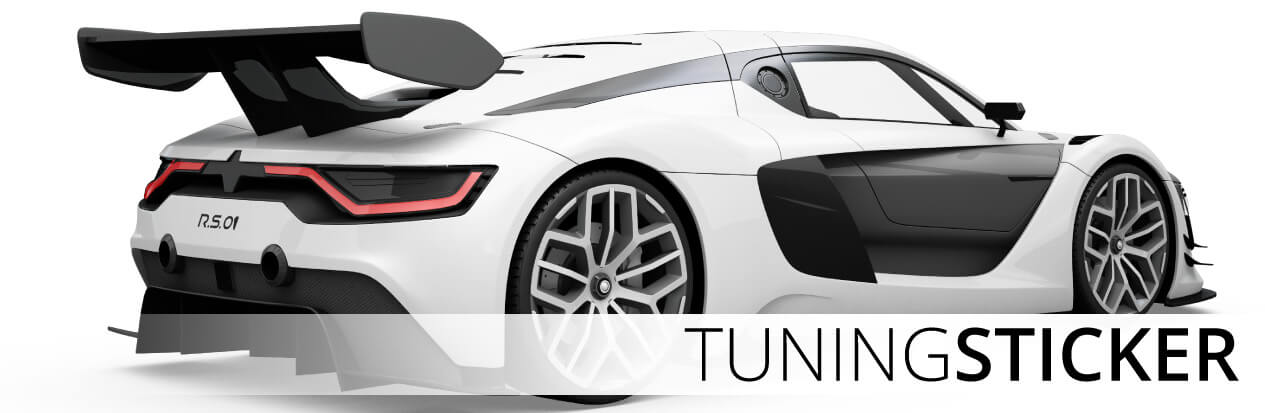 Tuning Sticker - Aufkleber für Tuningfans Klebe-X