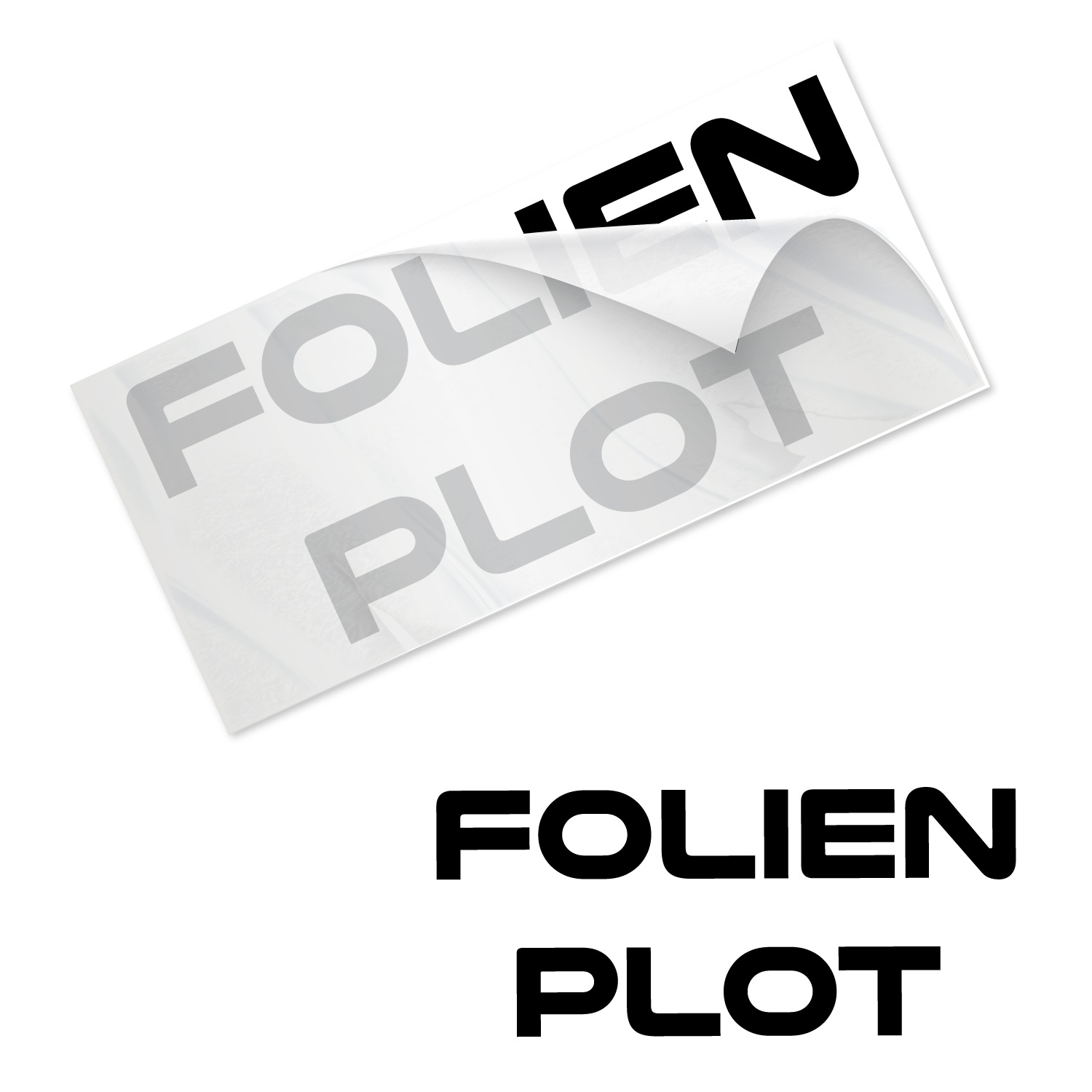 Folienplot Aufkleber von Klebe-X - Ihr Profi für Werbebeschriftung
